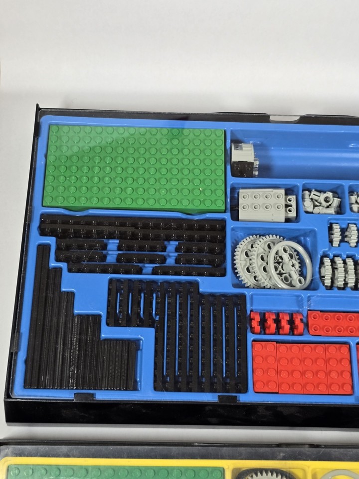 Vintage Lego Dacta 1032 1030 Technic partial set in box with 1033 cards ...