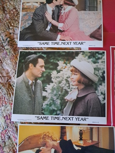 SAME TIME NEXT YEAR Movie POSTER 26.5x40 Alan Alda ORIGINALPoster & 4 ...