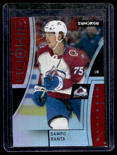 2021-22 Upper Deck Synergy Red Sampo Ranta Rookie Colorado Avalanche ...