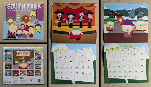Comedy Central South Park TV Show 2005 16-Month Wall Calendar New | eBay