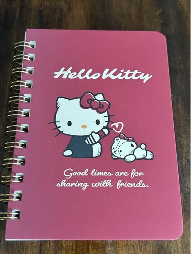 Sanrio Hello Kitty Ring Notebook Notepad Tiny Chum Showa Retro | eBay