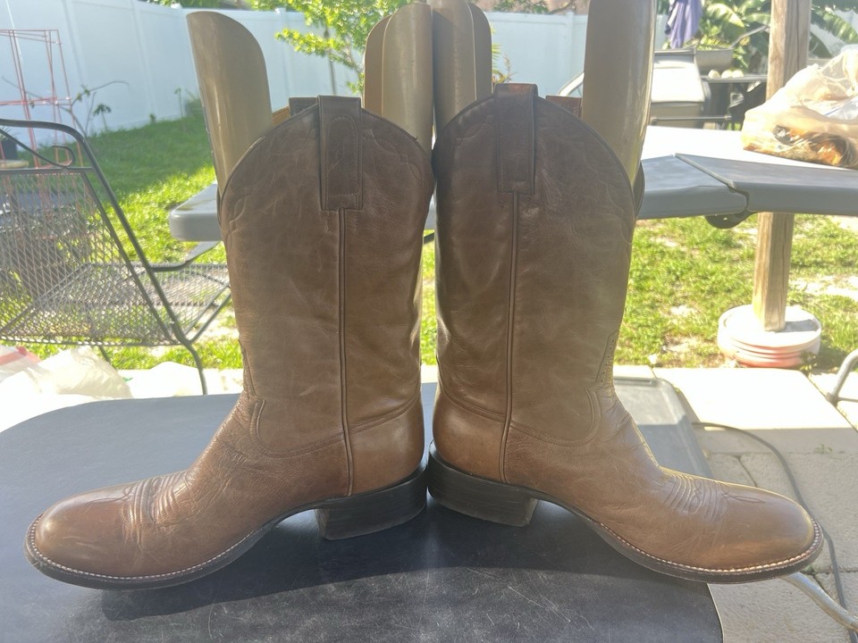 Rod Patrick Bootmakers Men’s Brown Leather Cowboy Western Boots Size 10 ...