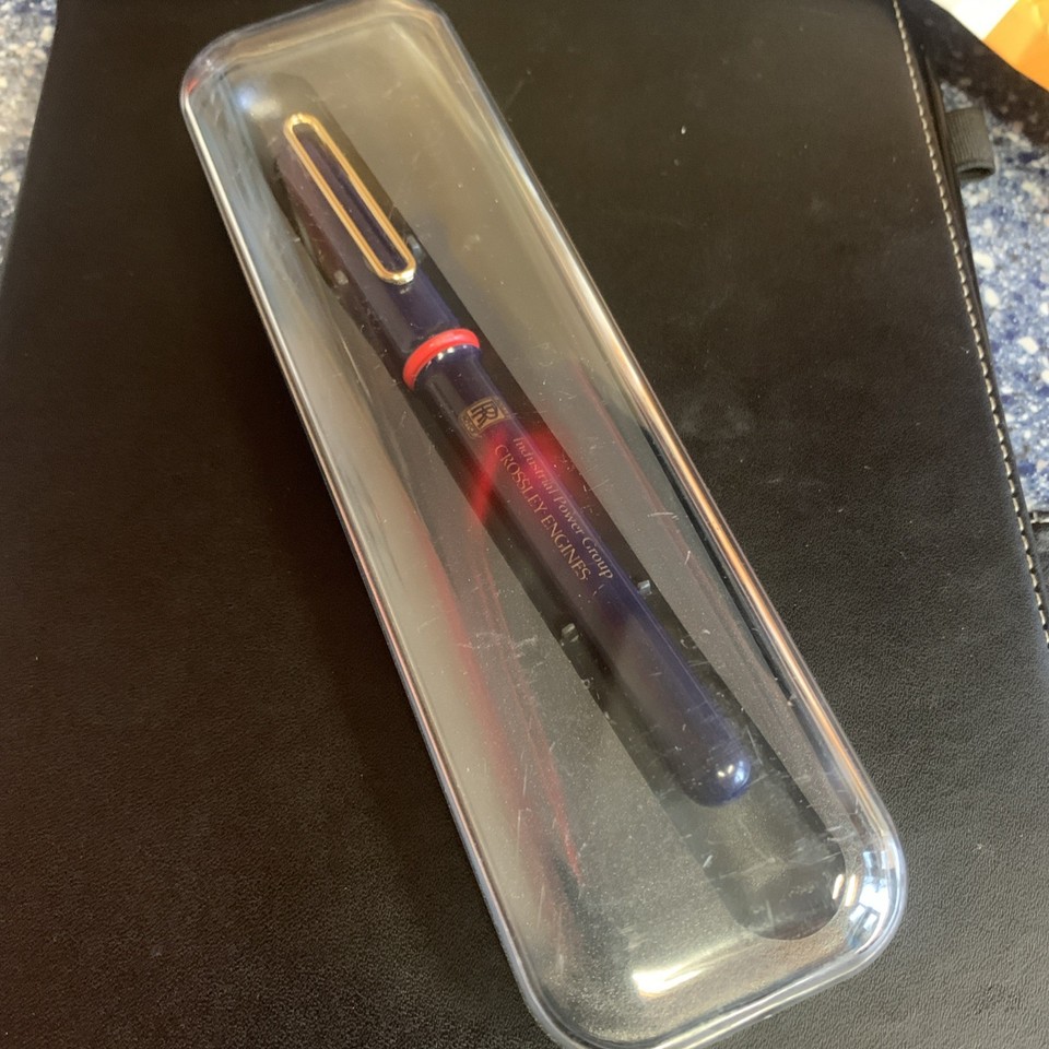 ROLLS-ROYCE Merchandise STYPEN Gold Coloured Un Inked Fountain Pen Box & Ink Art | eBay UK