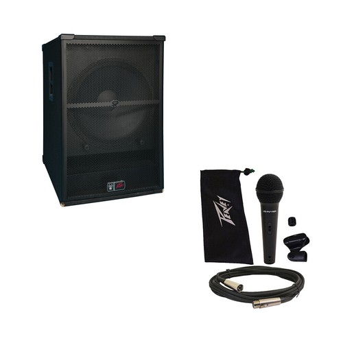 Peavey SP 118 Pro Audio DJ Passive 2400W 18" PA Sub Subwoofer & PVi 100 ...