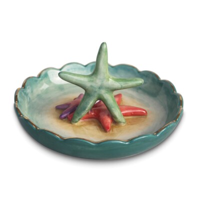 Blue Sky Clayworks Starfish Ceramic Ring Holder | eBay