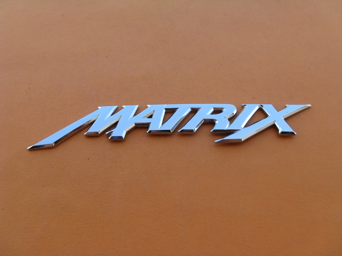 Toyota Matrix Logo Toyota Chrome Front Grille Emblem For 2002 2004
