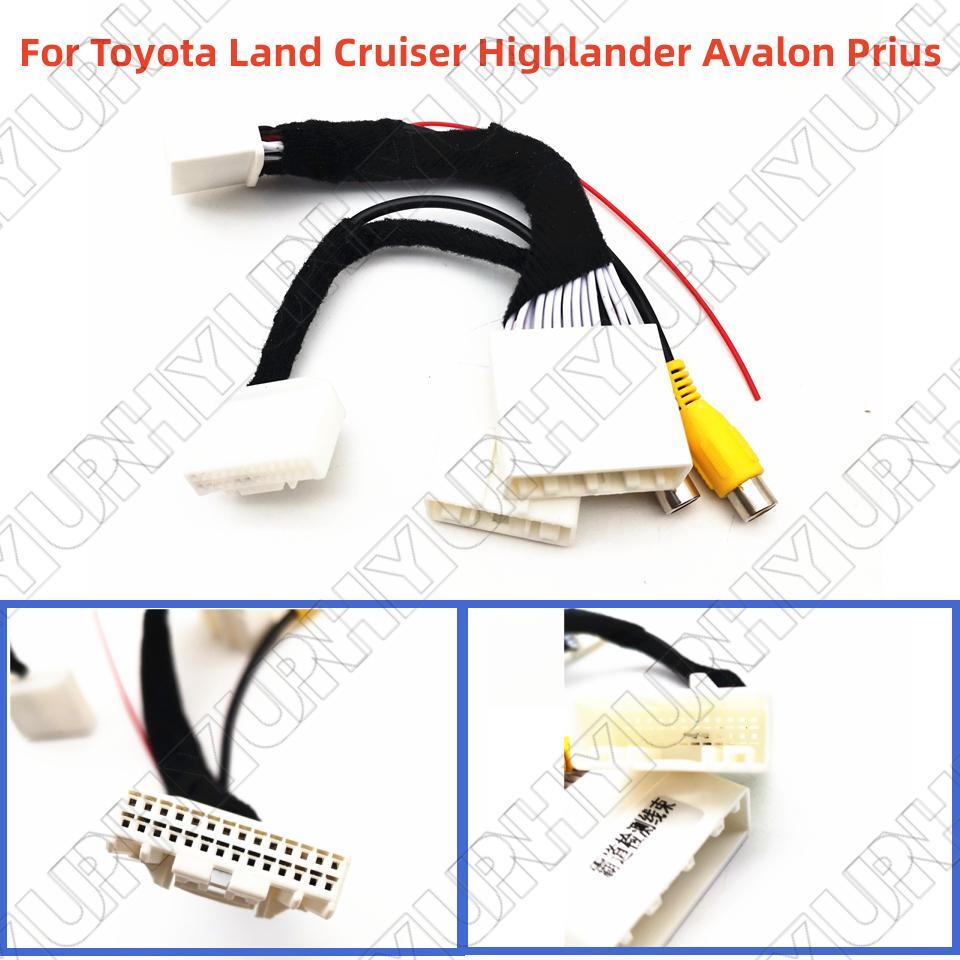 Front+Rear Camera Adapter Cable For Avalon Prius Land Cruiser ...
