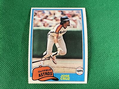 1981 Topps #105 Jose Cruz Houston Astros | eBay