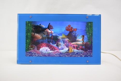 Disney Finding Nemo Moving Picture Light Seascape Lamp w/ Sound 12 x 20 ...
