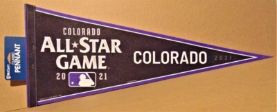 COLORADO ROCKIES 2021 MAJOR LEAGUE BASEBALL ALL-STAR GAME PENNANT | eBay