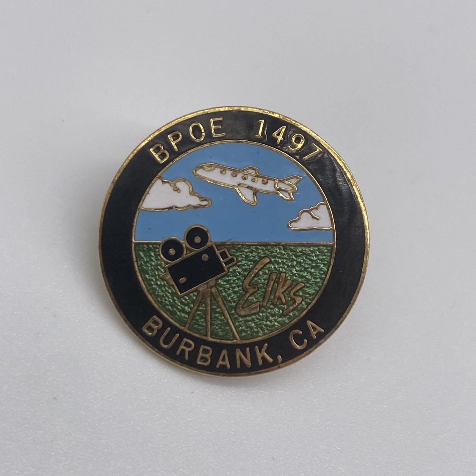 Vintage BPOE Burbank California Elks Lodge Lapel Pin | eBay