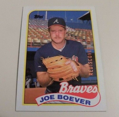 2017 TOPPS HERITAGE REDISCOVER TOPPS 1989 JOE BOEVER BRONZE BUYBACK ...