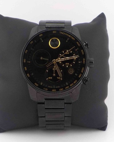 MOVADO BOLD VERSO BLACK DIAL MEN'S 44MM CHRONOGRAPH WATCH 3600906 $995. ...