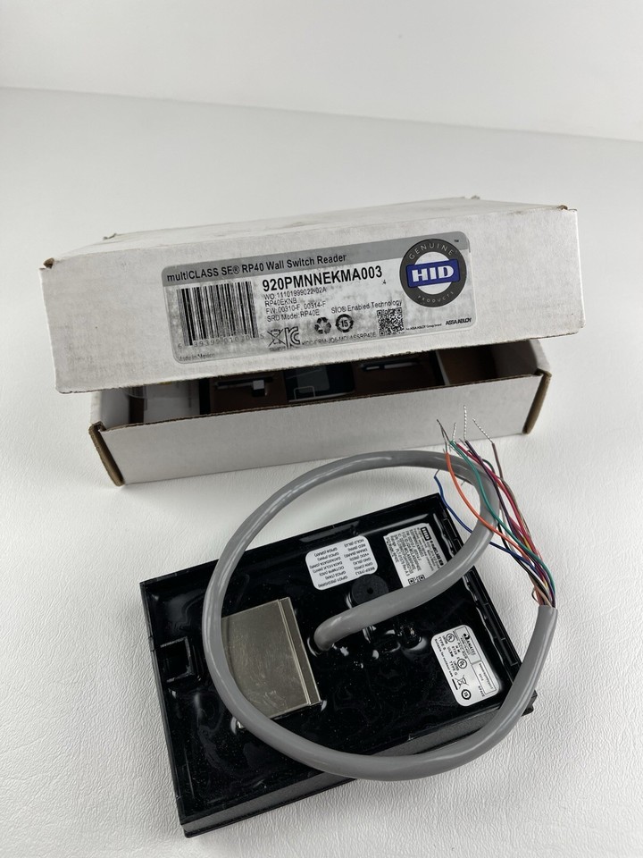 HID 920PMNNEKMA003 RP40 multiCLASS SE Reader WALL SWITCH READER ...