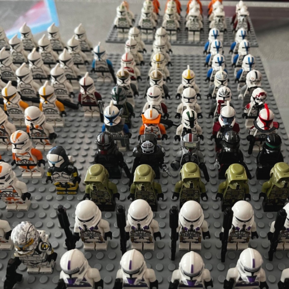 BULK LEGO Minifig Lot 100X Lego Minifigures Wedding Party Gift Lego ...