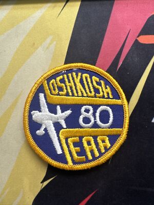 Vintage EAA ‘86 Experimental Aircraft Association Patch Airshow Oshkosh ...