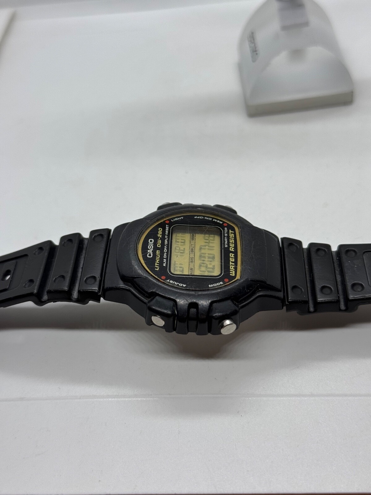 Vintage Casio DW-280 Lithium Module 1000 Alarm Chrono Wrist Watch Japan ...