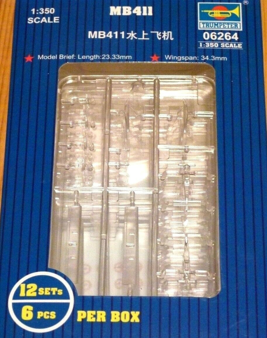 Trumpeter 1:350 Besson MB.411 Aircraft Set Model Kit | eBay UK