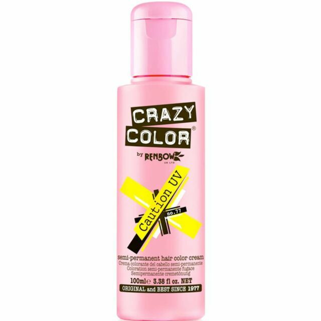 CRAZY COLOR SEMI PERMANENT HAIR DYE 100ml -All colours-Fast UK Postage ...