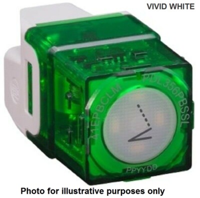 Clipsal WISER PUSH-BUTTON LED DIMMER 3-Wire 220V 0.05A Flush Mount ...