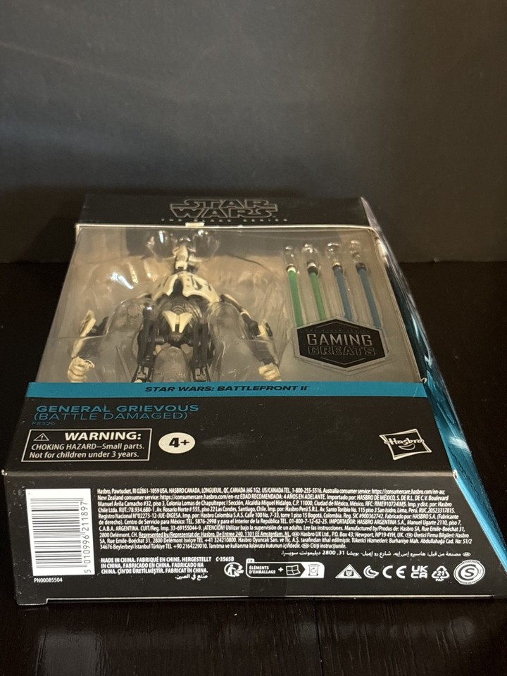 General Grievous Battle Damaged 25 6" Scale STAR WARS Black Series MIB ...