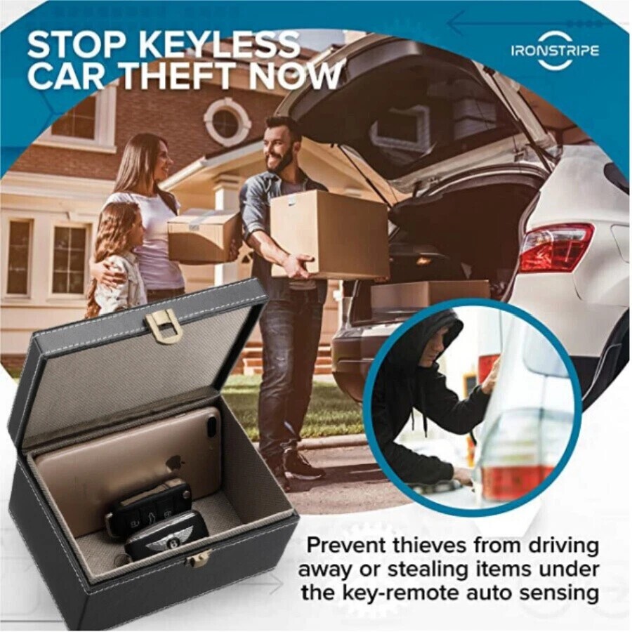 Big Faraday Signal Blocker Box Car Key Safe Bag, Phone GPS Card RFID ...