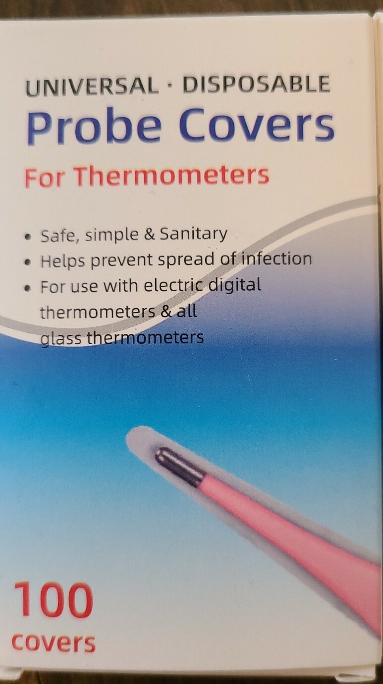 200 Pcs Universal Disposable Probe Covers For Digital Or Glass ...