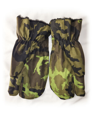 Authentic Czech army winter mittens 95 gloves Czech military Trigger ...