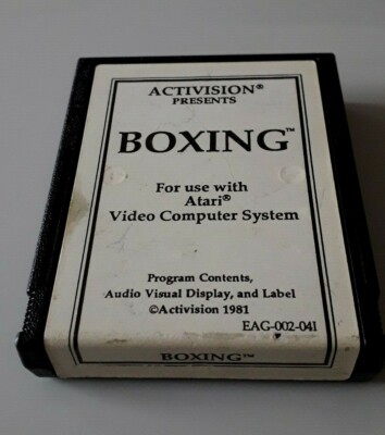 Jeu Atari 2600 "Boxing Activision" en loose version PAL (N°438P) | eBay