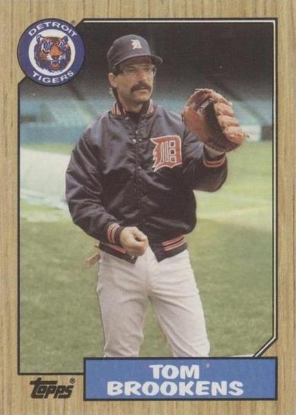 1987 Topps - #713 Tom Brookens for sale online | eBay