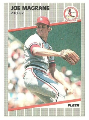 JOE MAGRANE ST. LOUIS CARDINALS #455 - FLEER NM-MT 1989 | eBay