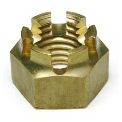 Brass Castle Nuts - Brass Castellated Nuts Used With A Cotter Pin ...