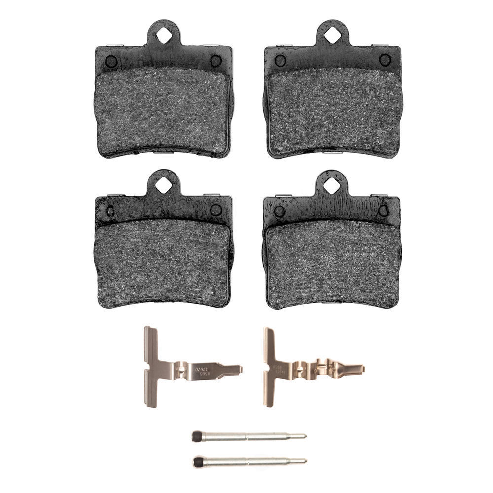 Disc Brake Pad Set-3000 Ceramic Brake Pads and Hardware Kit DFC 1310 ...