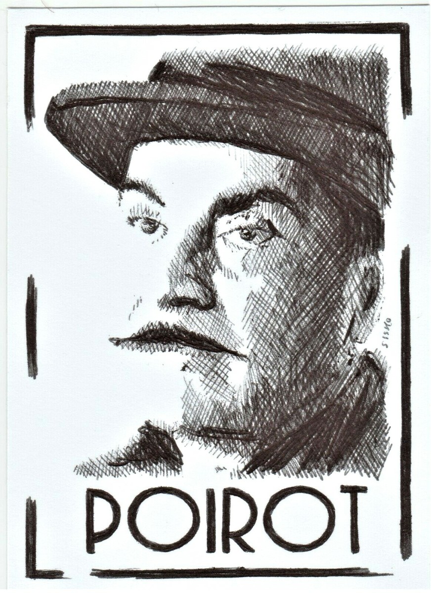 Hercule Poirot Drawing