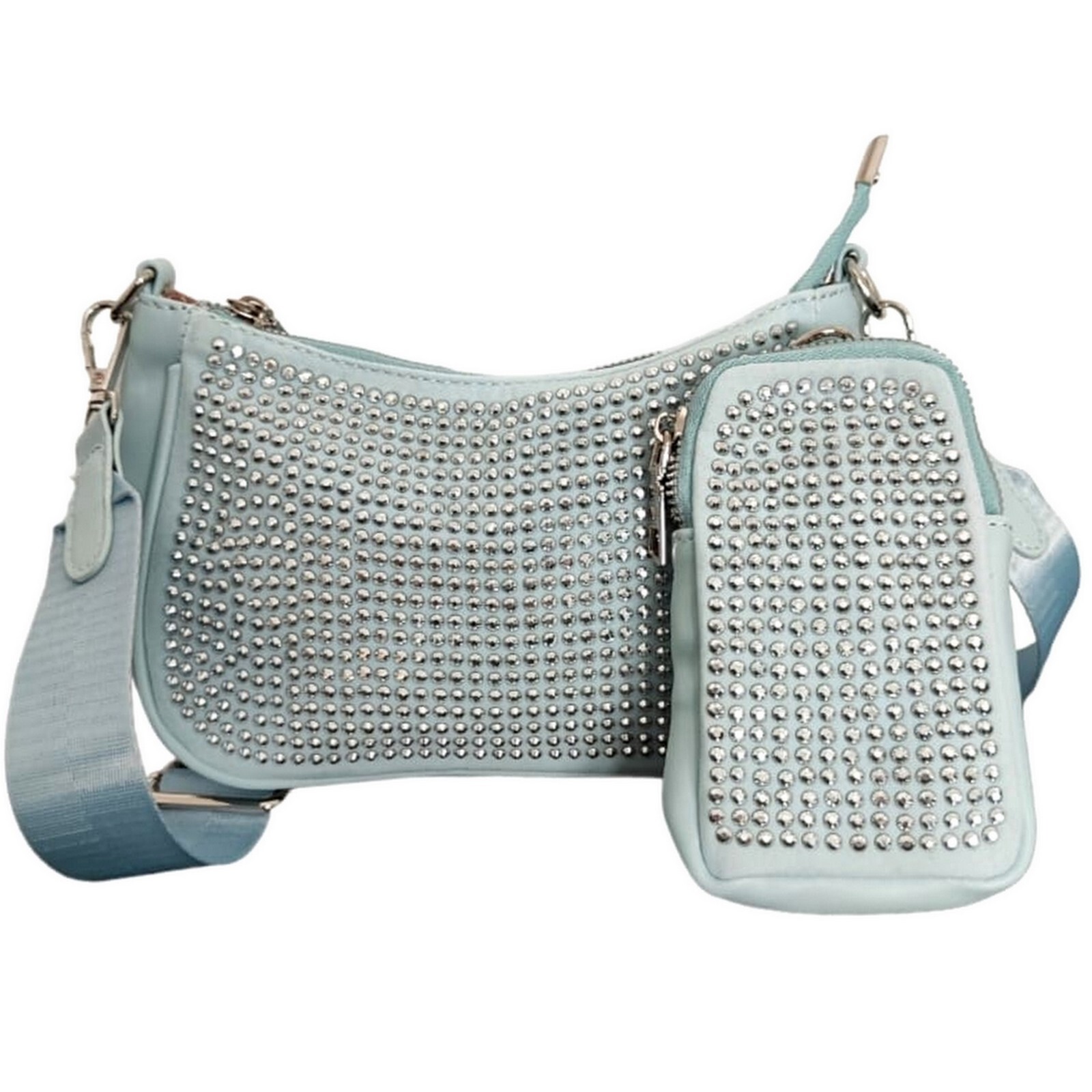 Umhängetasche Crossbody Bag Strass Handtasche Set Damentasche ...