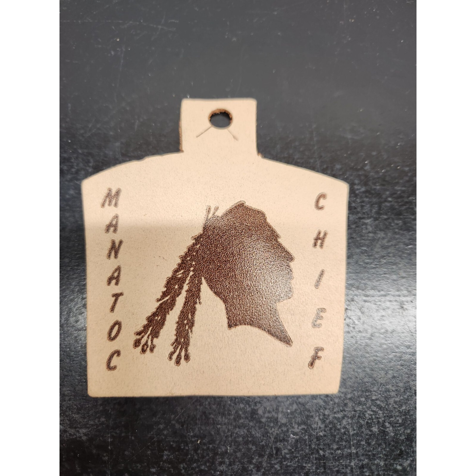 Manatoc Chief leather - Boy Scouts of America - Kerchef Slide | eBay