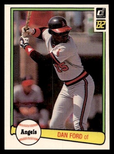 1982 Donruss #468 Dan Ford California Angels Baseball card | eBay