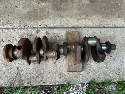 SBC Small block chevy small journal steel 327 crankshaft, 4577, stock ...