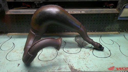 1988 Suzuki Lt250R Quadracer - Exhaust Expansion Chamber / Header | eBay