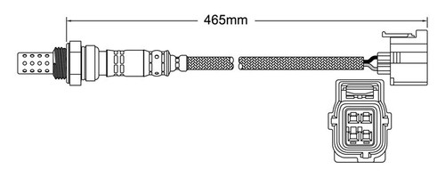 Pre-Cat right oxygen sensor for Jeep Grand Cherokee EVA V8 4.7 6/00-5/ ...