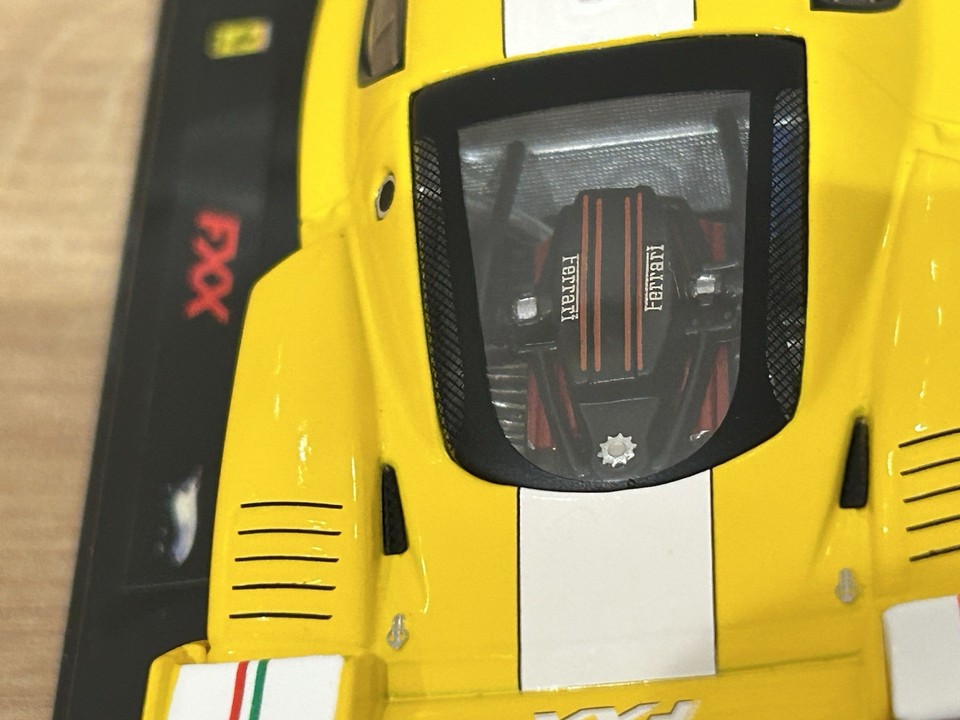 Ferrari FXX in Yellow with white stripe - Scale 1:43 | eBay UK