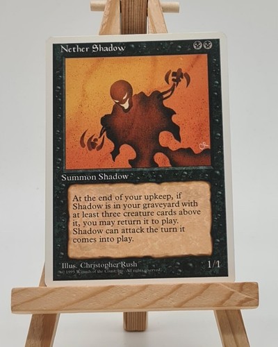 Nether Shadow Fourth Edition (4ED) Magic Card MTG English (Nether ...