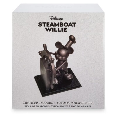 SOLD OUT Mickey Mouse As Steamboat Willy Big Figure LE Disney Visa ...