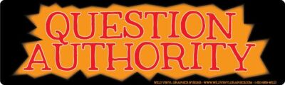 QUESTION AUTHORITY WVBP-00010 10" X 3" AUTOMOTIVE COLOR BUMPER STICKER ...