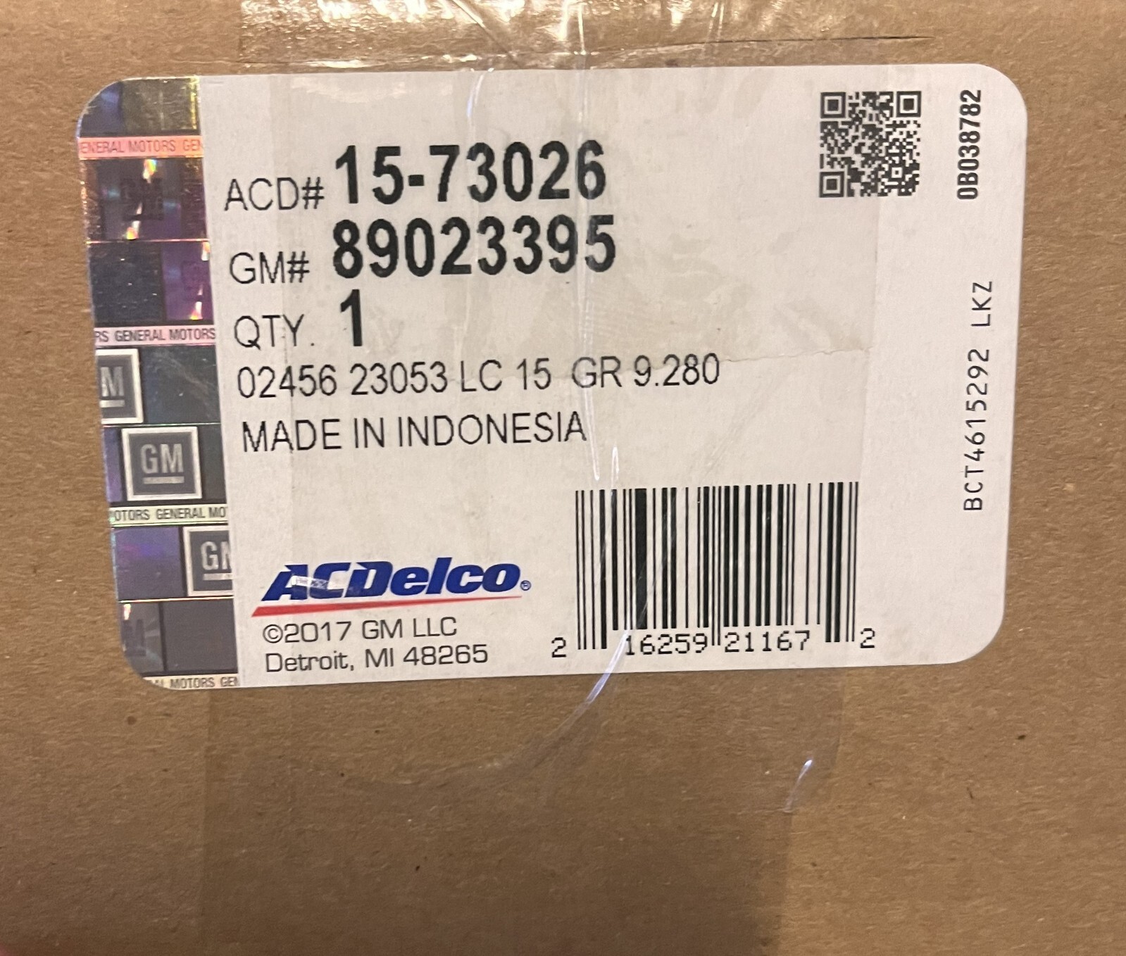 ACDelco 15-73026 Heating and A/C Inlet Door Actuator For Cadillac SRX ...