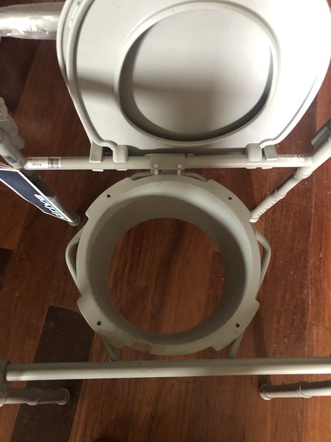 Drive Medical 11148-1 Steel Folding Bedside Commode for sale online | eBay