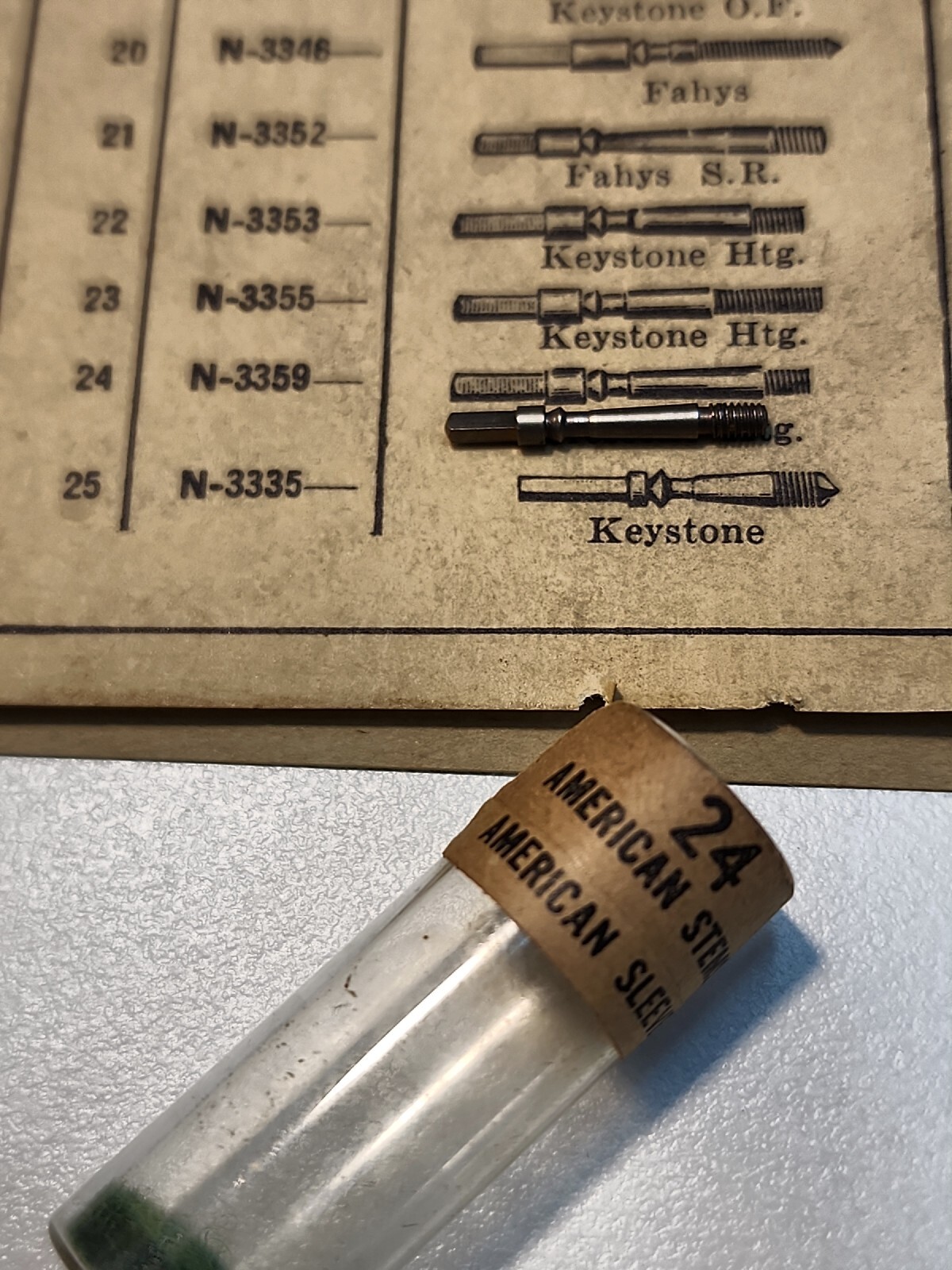 NOS American Pocket Watch Stem For 16s Crescent Hunting Case | eBay