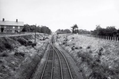 PHOTO BR British Railways Station Scene - FORDINGBRIDGE 1929 | eBay UK
