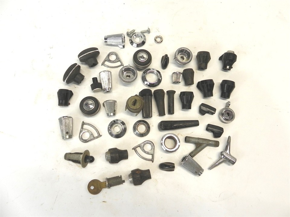 LOT OF VINTAGE USED 1960'S-1970'S AMC SWITCH KNOBS BEZELS TRIM PIECES ...