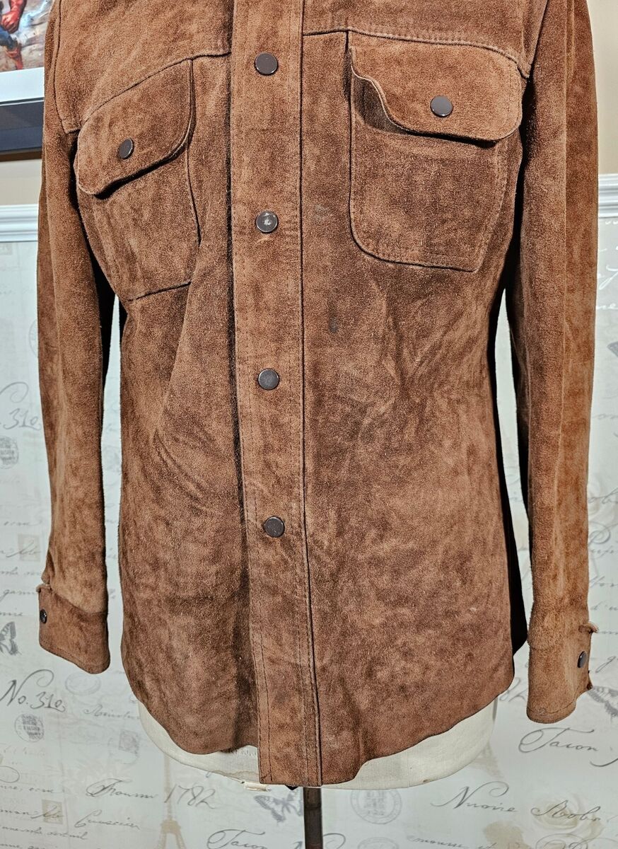 Challenger Leather Overshirt Jacket Men's 40/ Medium ~ Heavy Challenger Leather Overshirt Jacket Men's 40/ Medium ~ Heavy